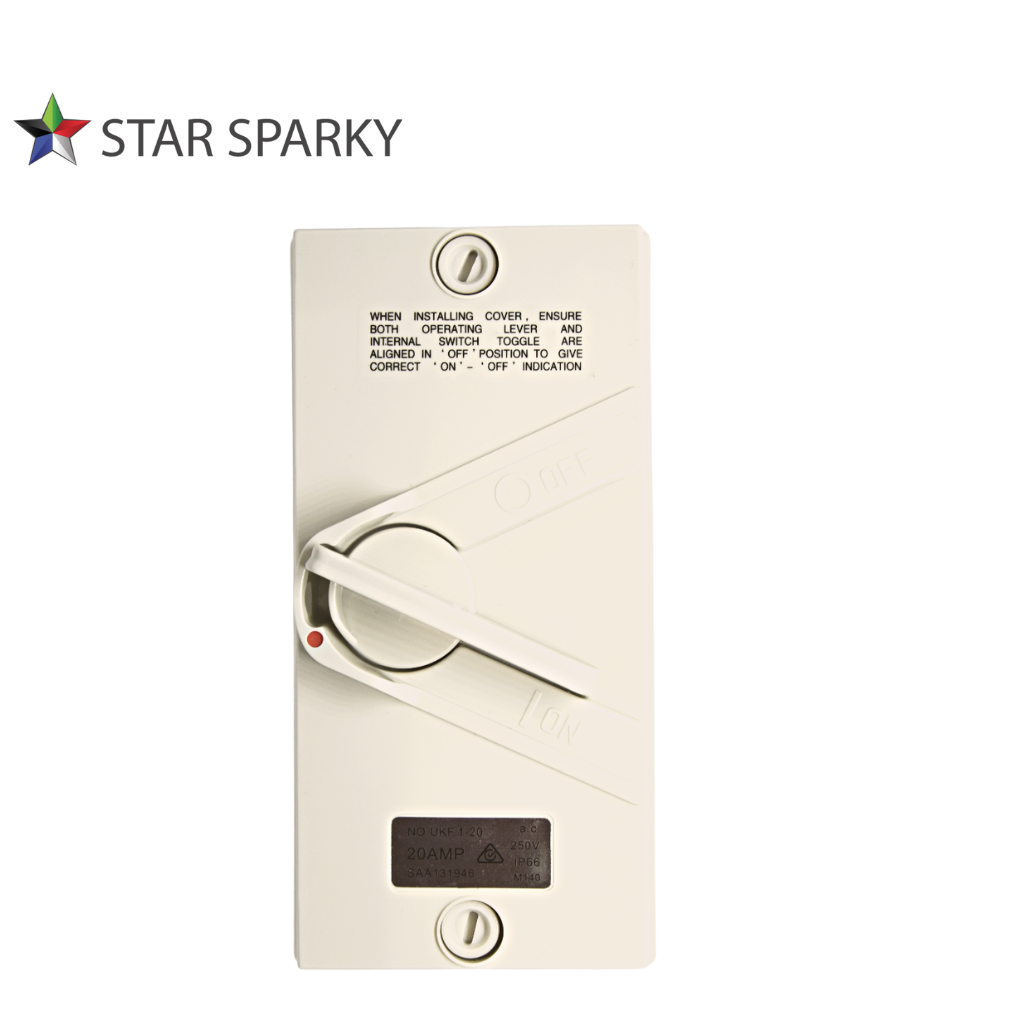 1 Phase 20A Weatherproof Isolator Switch – Star Sparky Direct