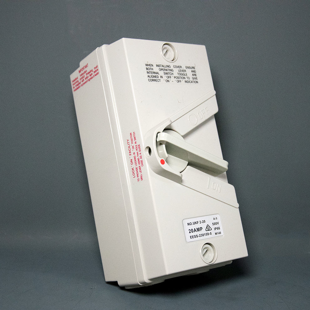 2 Phase 20A Weatherproof Isolator Switch – Star Sparky Online