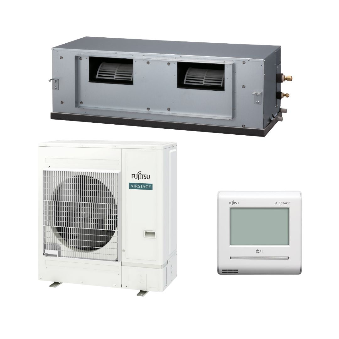 Fujitsu R32 High Static Series 1Ph Ducted System Reverse Cycle | 14 kW ...