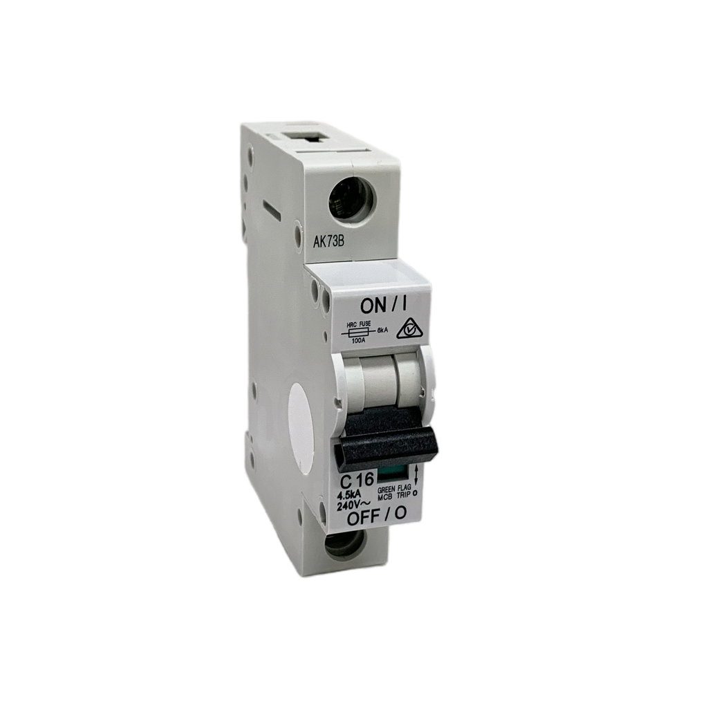 Clipsal Single Phase MCB Circuit Breaker 16A 4.5kA 12Pieces – Star ...